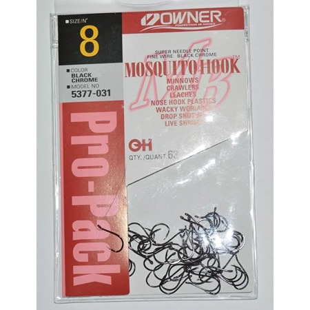 Owner Mosquito Hook Black 5377 Pro-Pack - Southside Angling